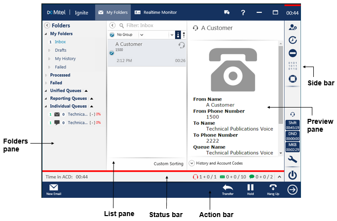 Ignite user interface (DESKTOP)